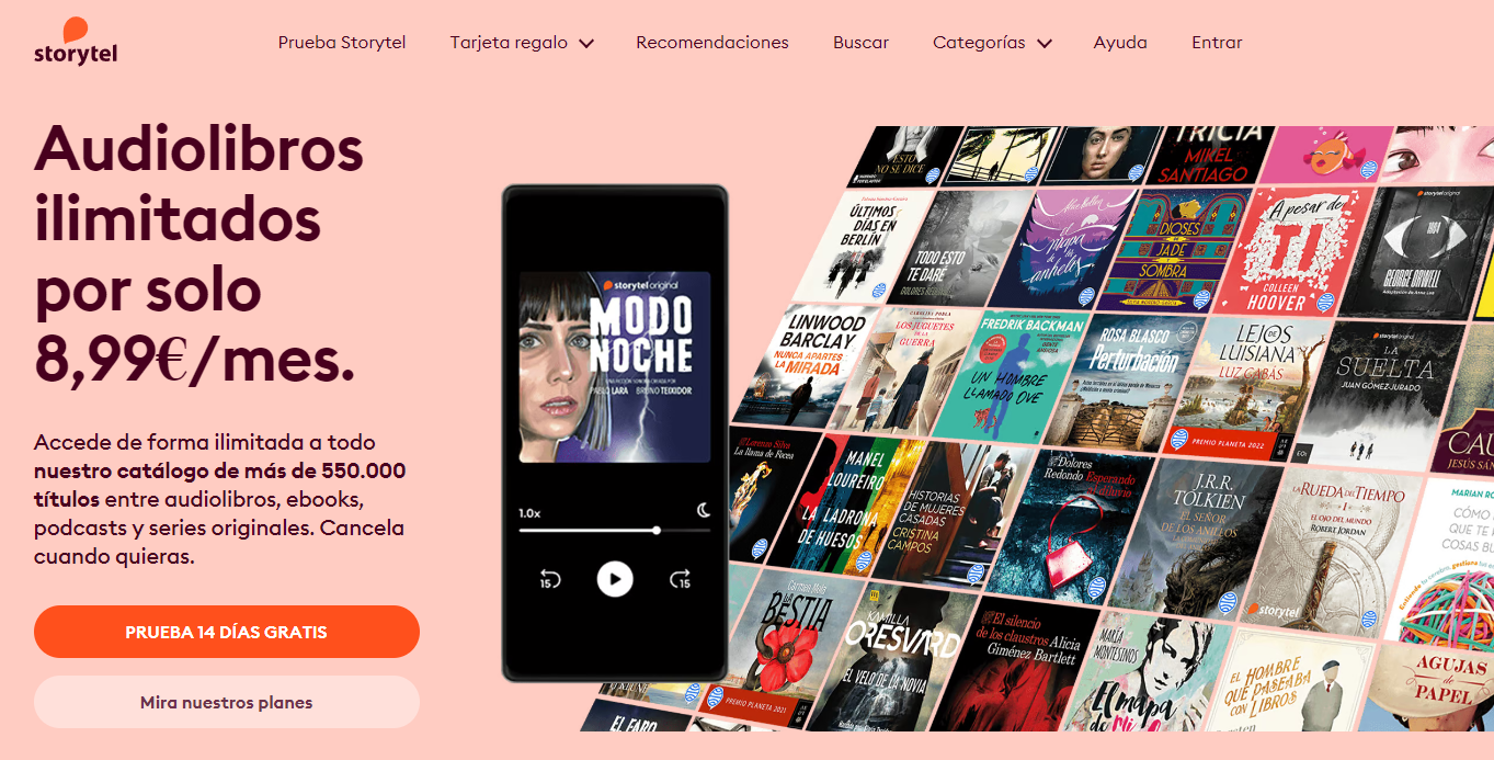 So a la xarxa | 4.2.1. Storytel